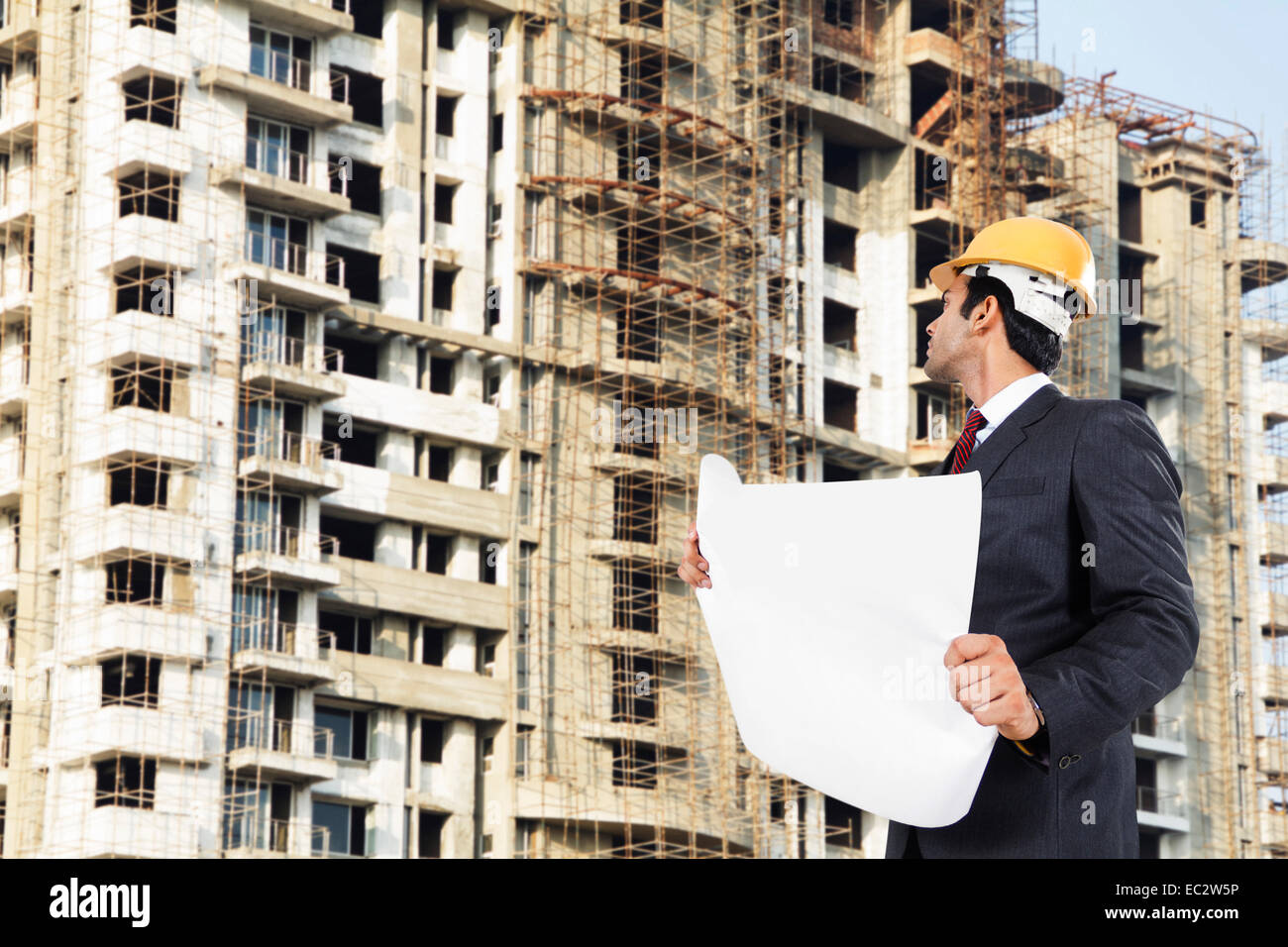 indian Architect man Stock Photo - Alamy