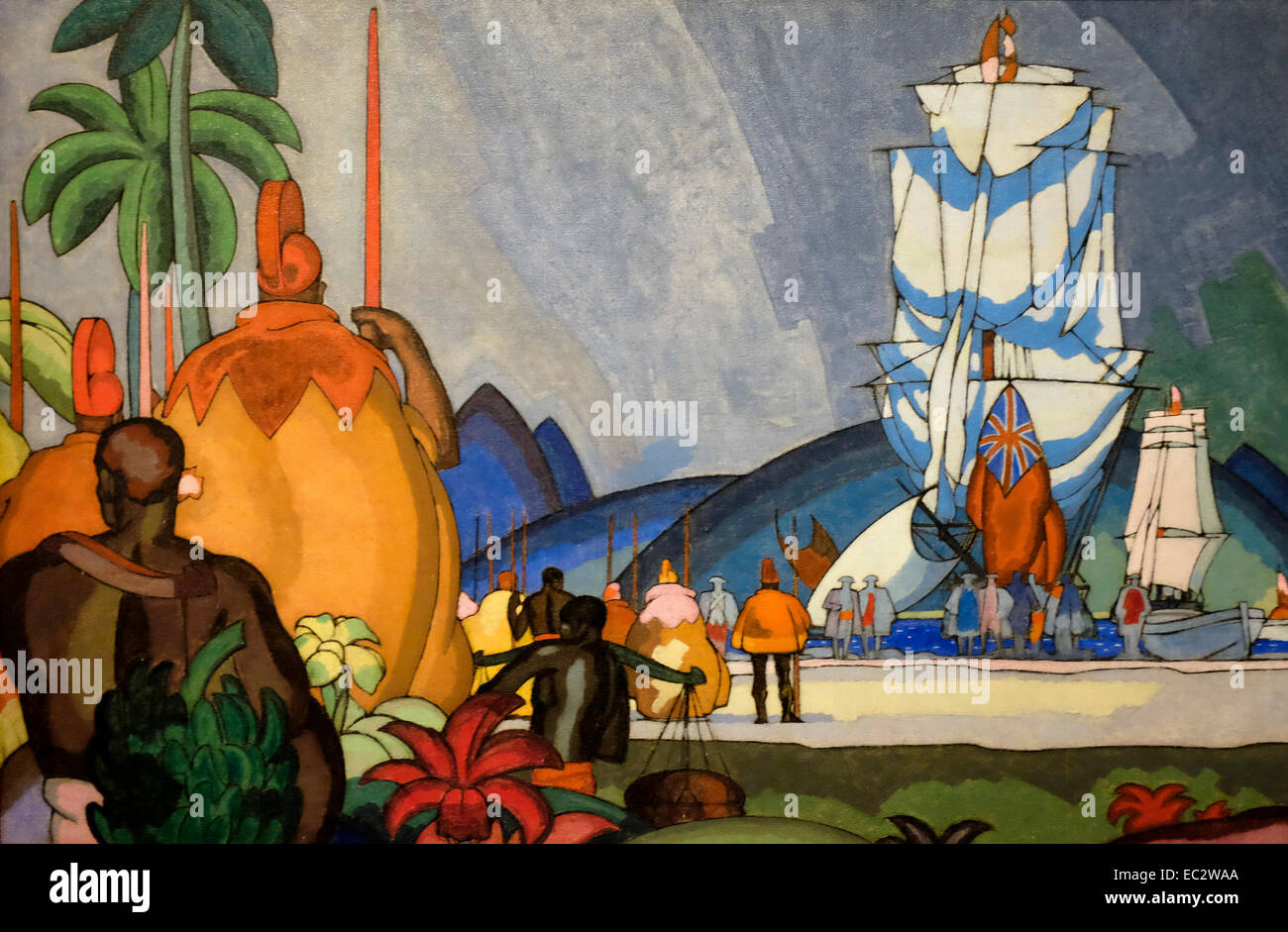 The Discovery - painted in 1928 Arman Manookian Stock Photo - Alamy