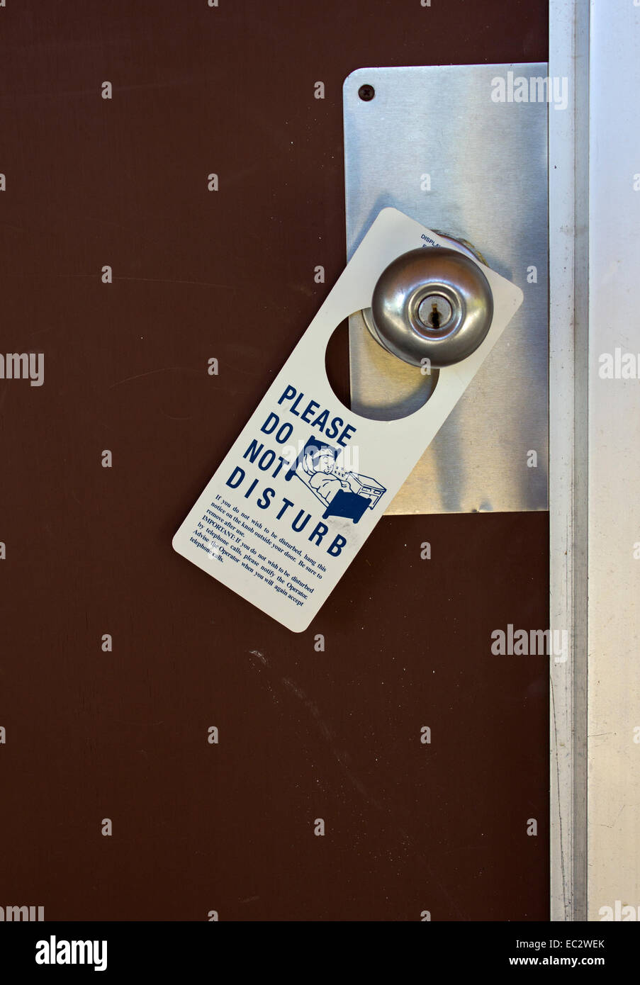 "Do not disturb" sign Stock Photo - Alamy