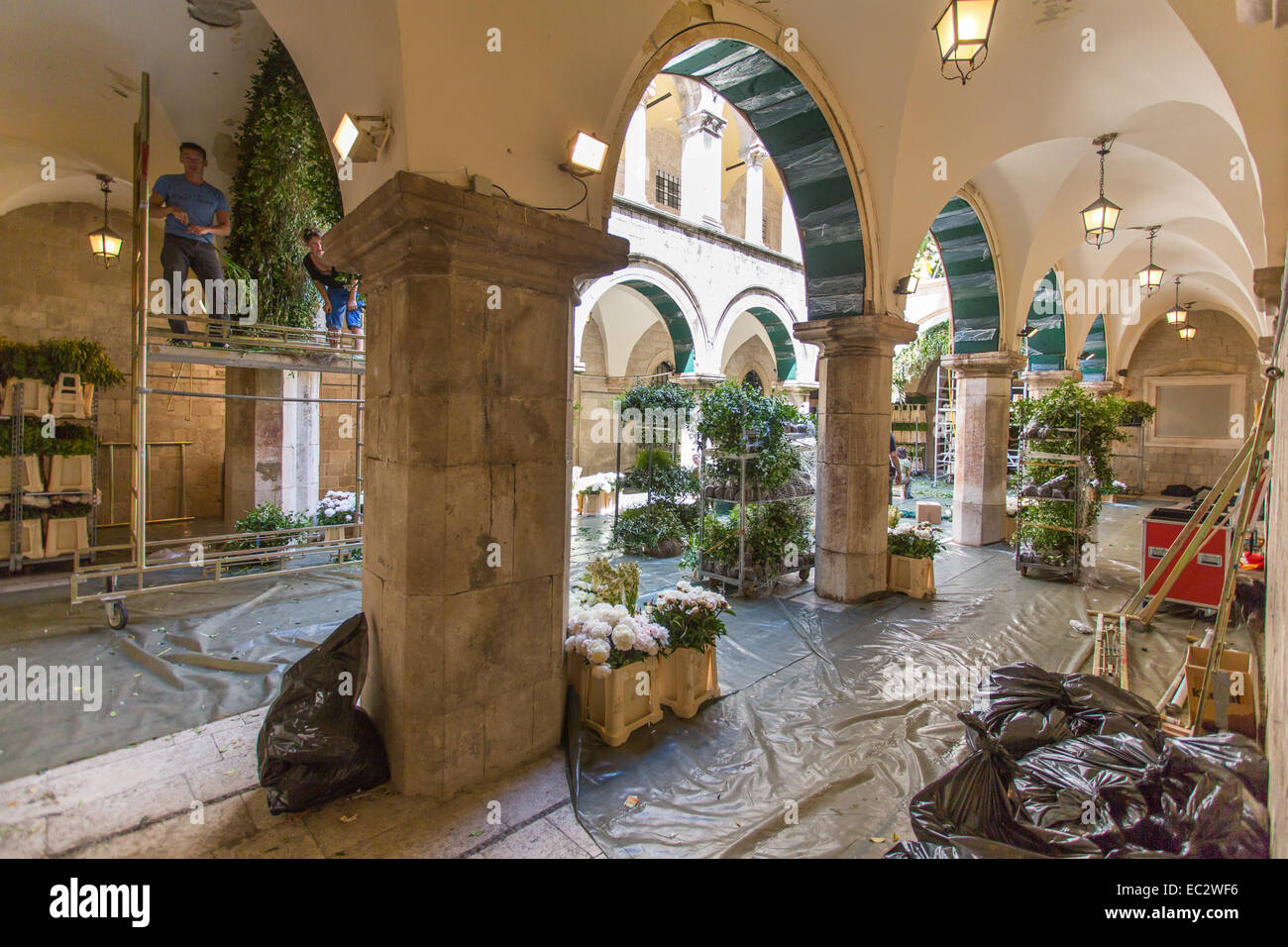 Fabiola Beracasa and Jason Beckman wedding preparations at Dubrovnik ...