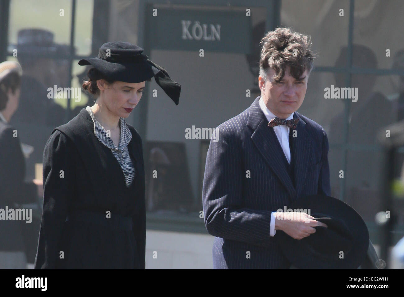 Filming of drama 'Woman in Gold' at Shoreham on Sea airport. The drama ...