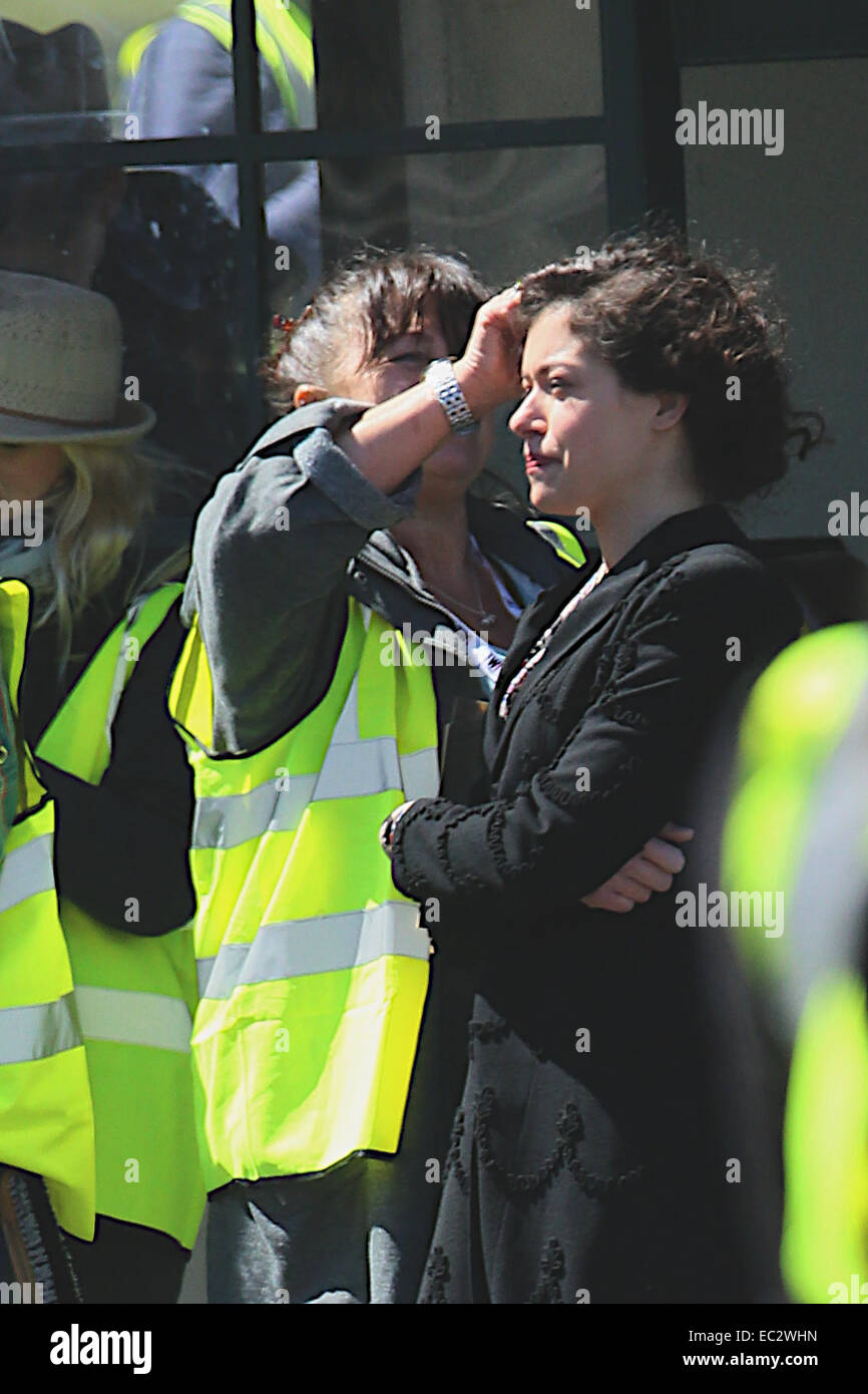 Filming of drama 'Woman in Gold' at Shoreham on Sea airport. The drama ...
