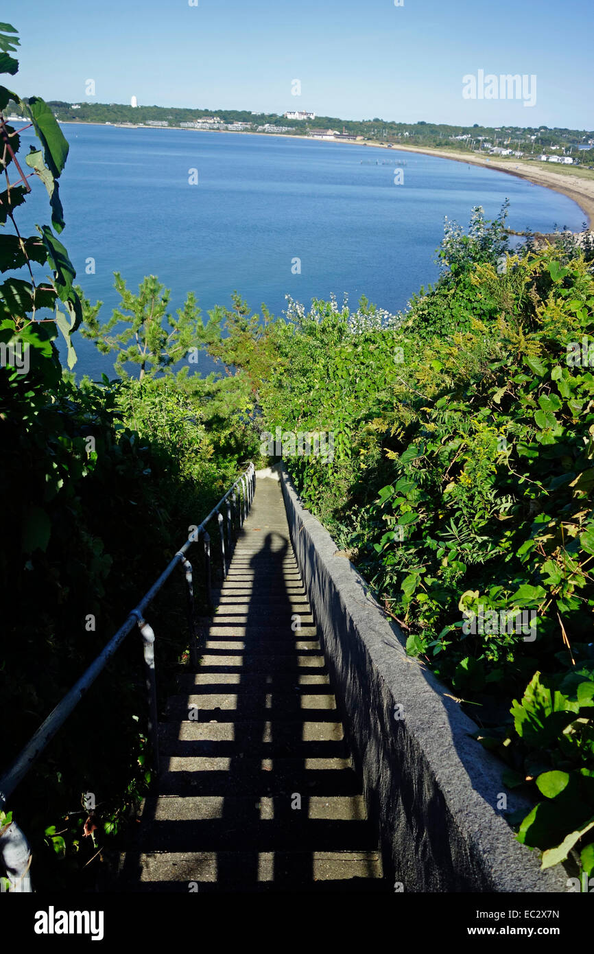 Long steep stairs outdoors hi-res stock photography and images - Alamy