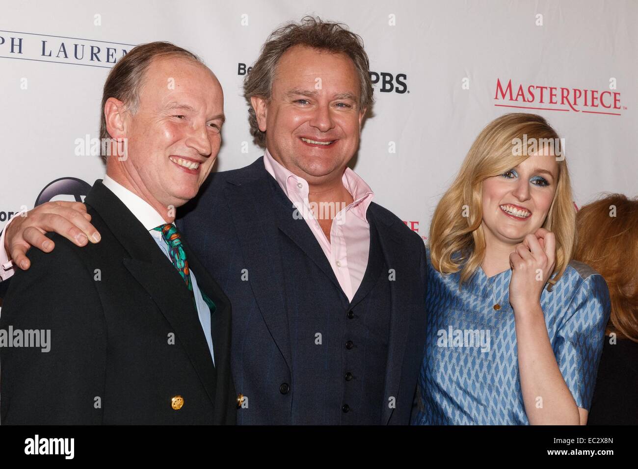 New York, NY, USA. 8th Dec, 2014. Alastair Bruce, Hugh Bonneville ...
