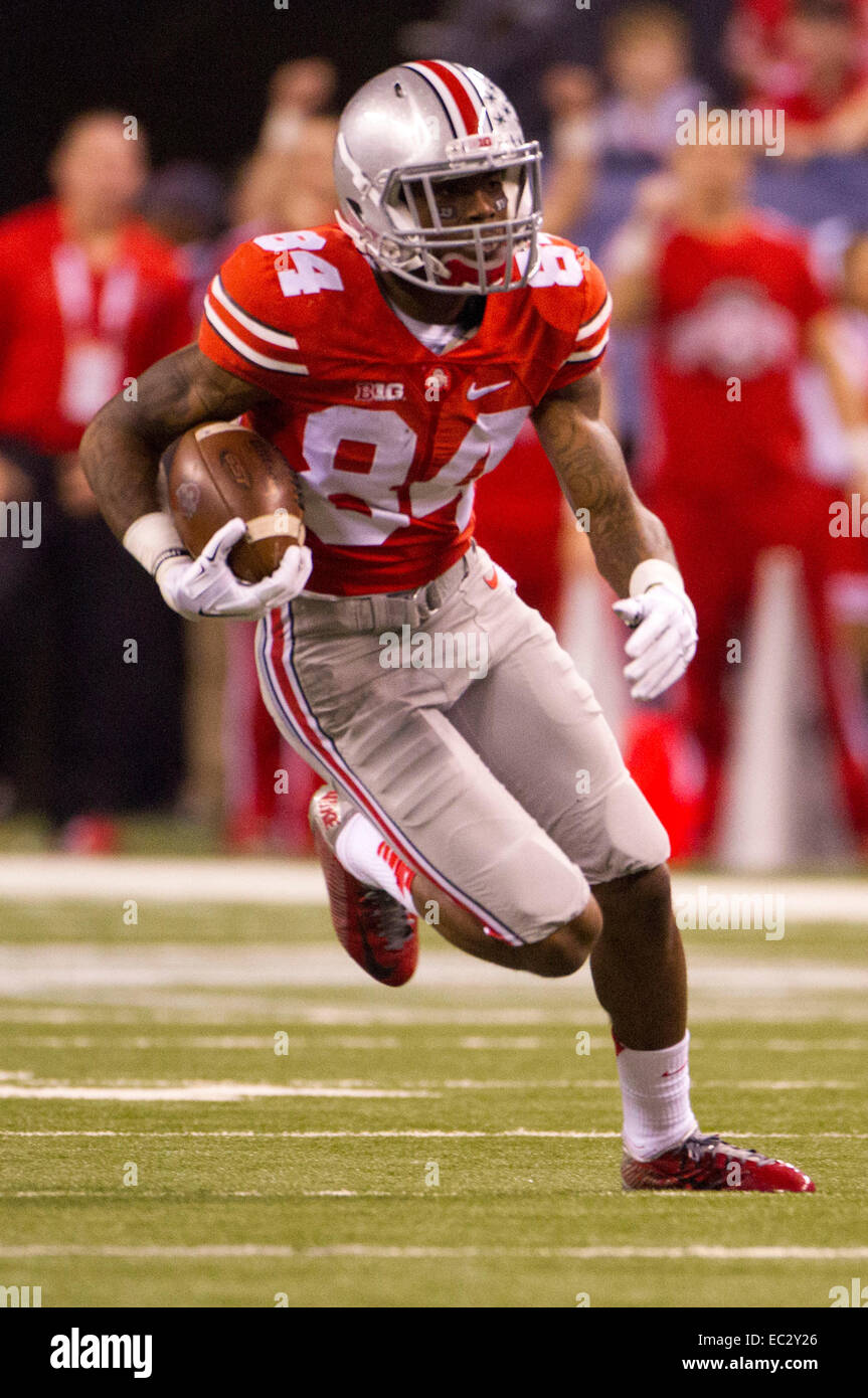 Indianapolis, IN, USA. 6th Dec, 2014. Ohio State wide receiver Corey ...