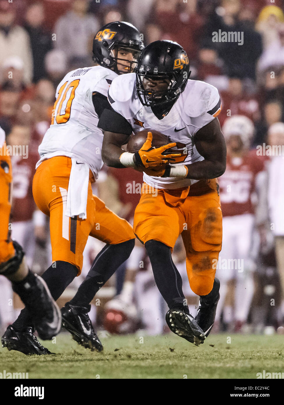 December 6, 2104: Oklahoma State Cowboys quarterback Mason Rudolph (10 ...