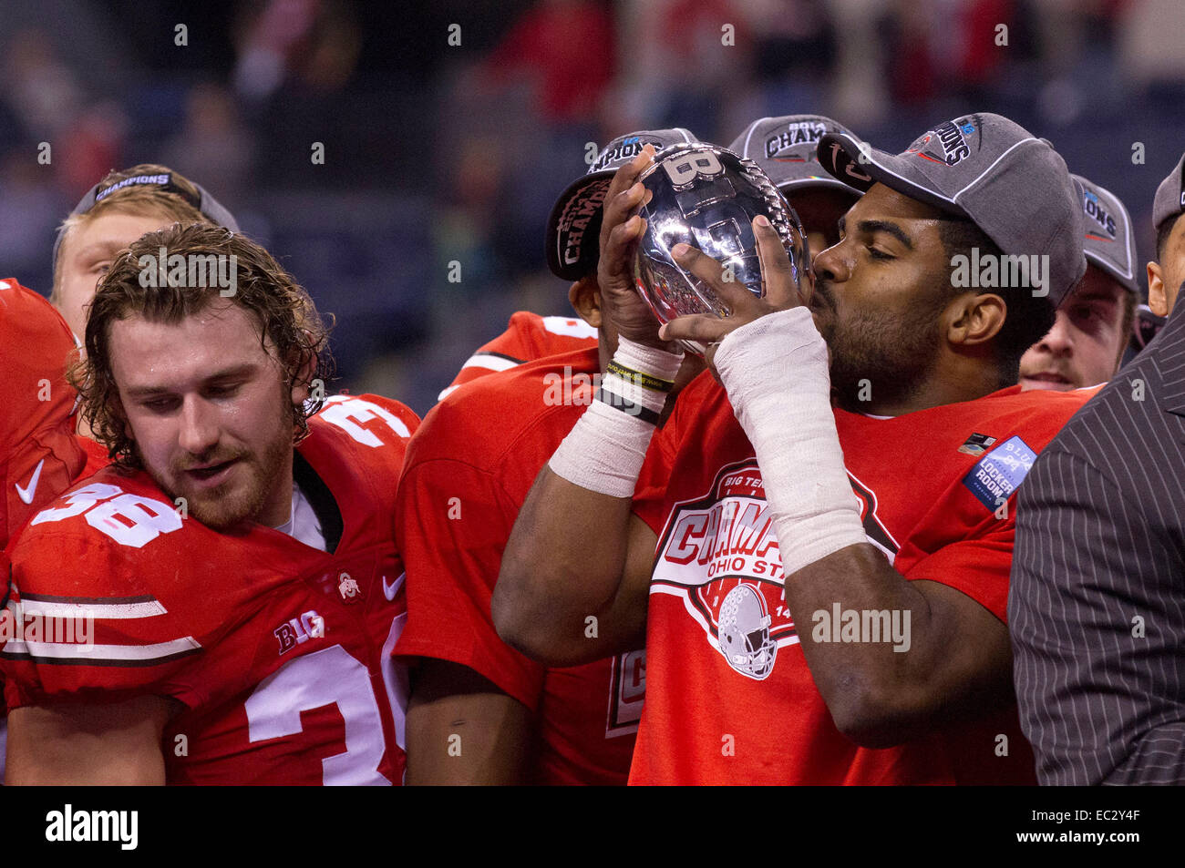 Indianapolis, IN, USA. 6th Dec, 2014. Ohio State Buckeyes running back ...