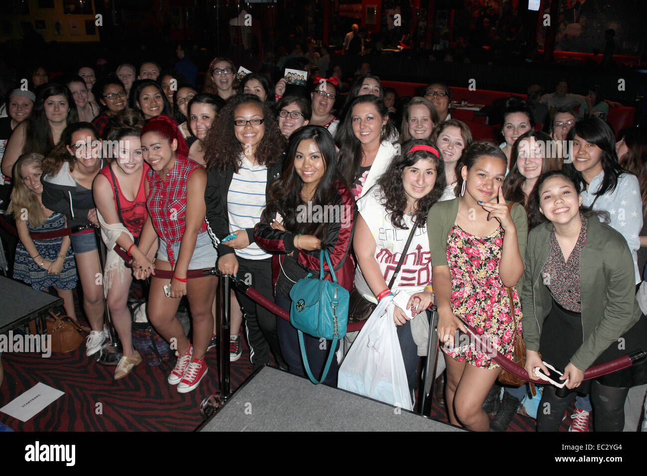 Boyband 'Midnight Red' promotes their hit single 'Hell Yeah' and their ...