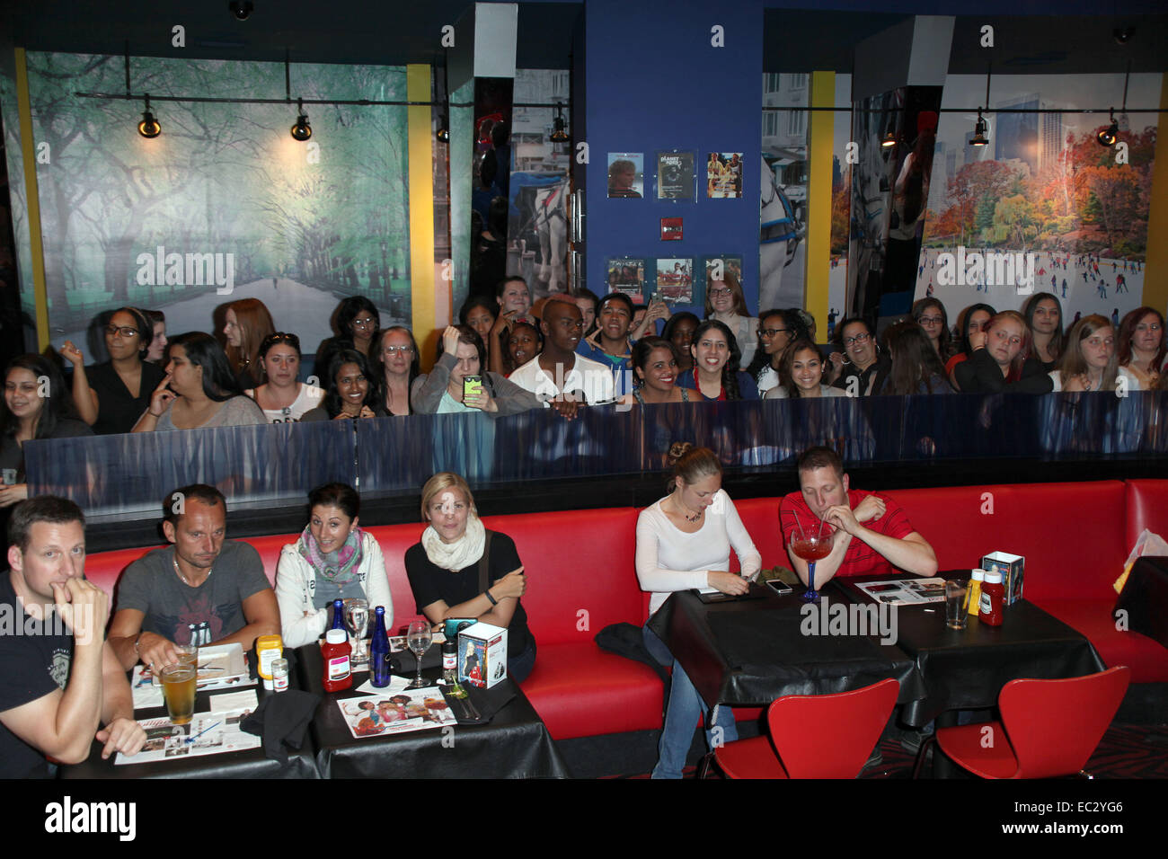 Boyband 'Midnight Red' promotes their hit single 'Hell Yeah' and their ...