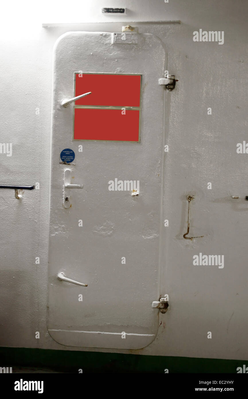 Ship steel door Stock Photo - Alamy