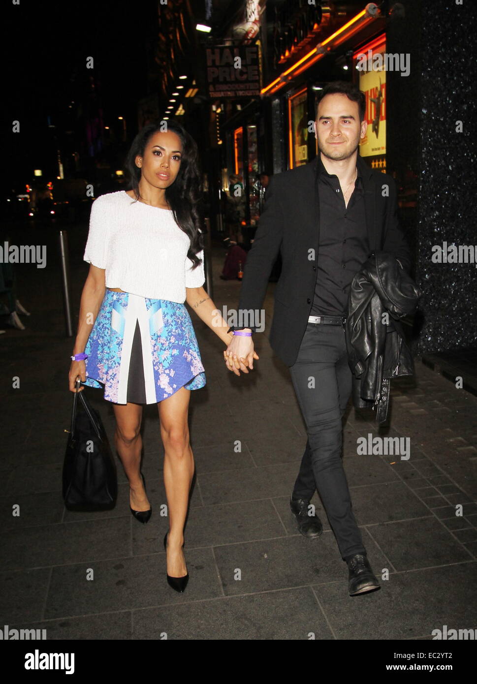 Celebrities at Belle UK premiere afterparty held at the Hippodrome ...
