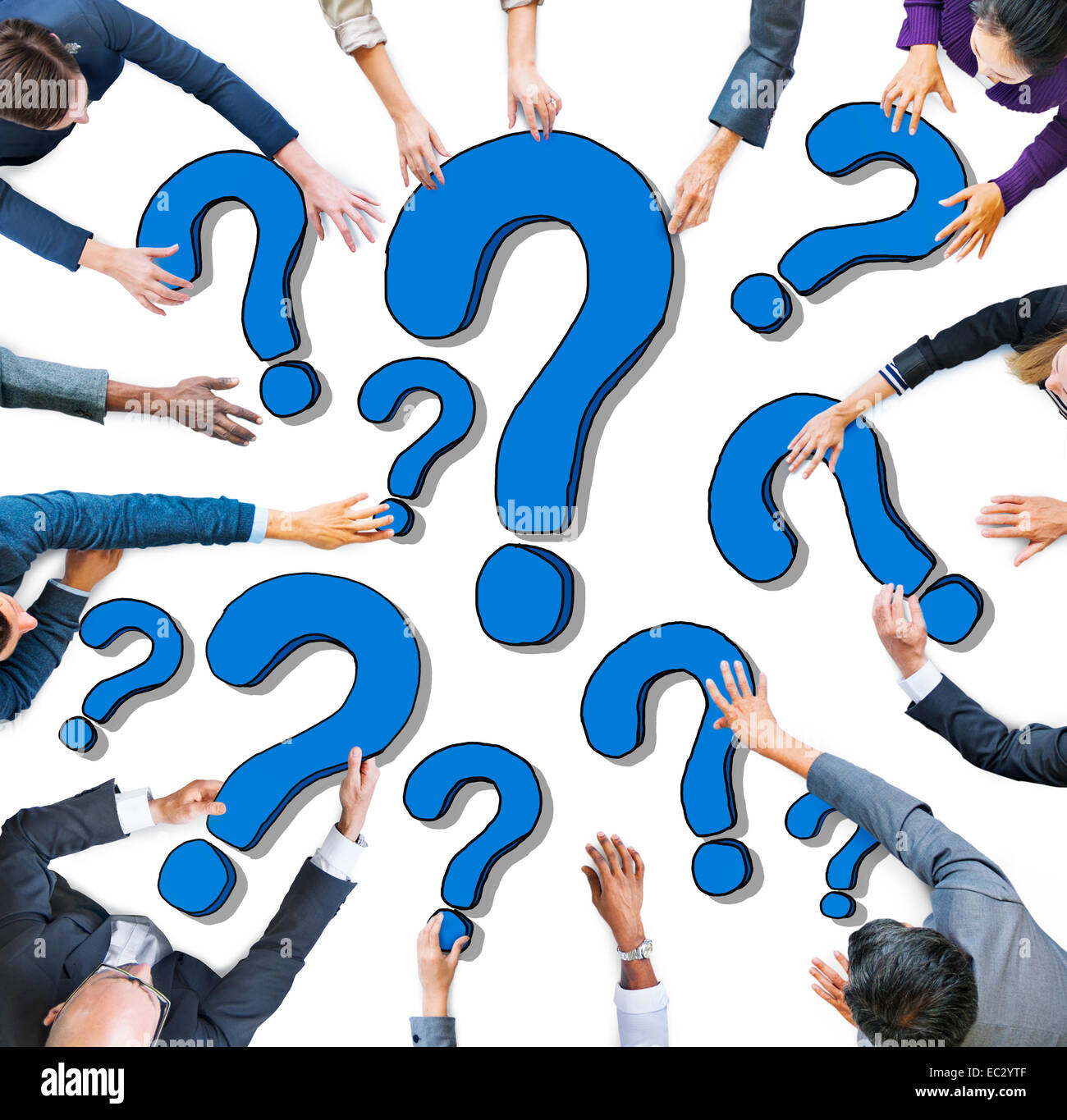 People question marks hi-res stock photography and images - Alamy