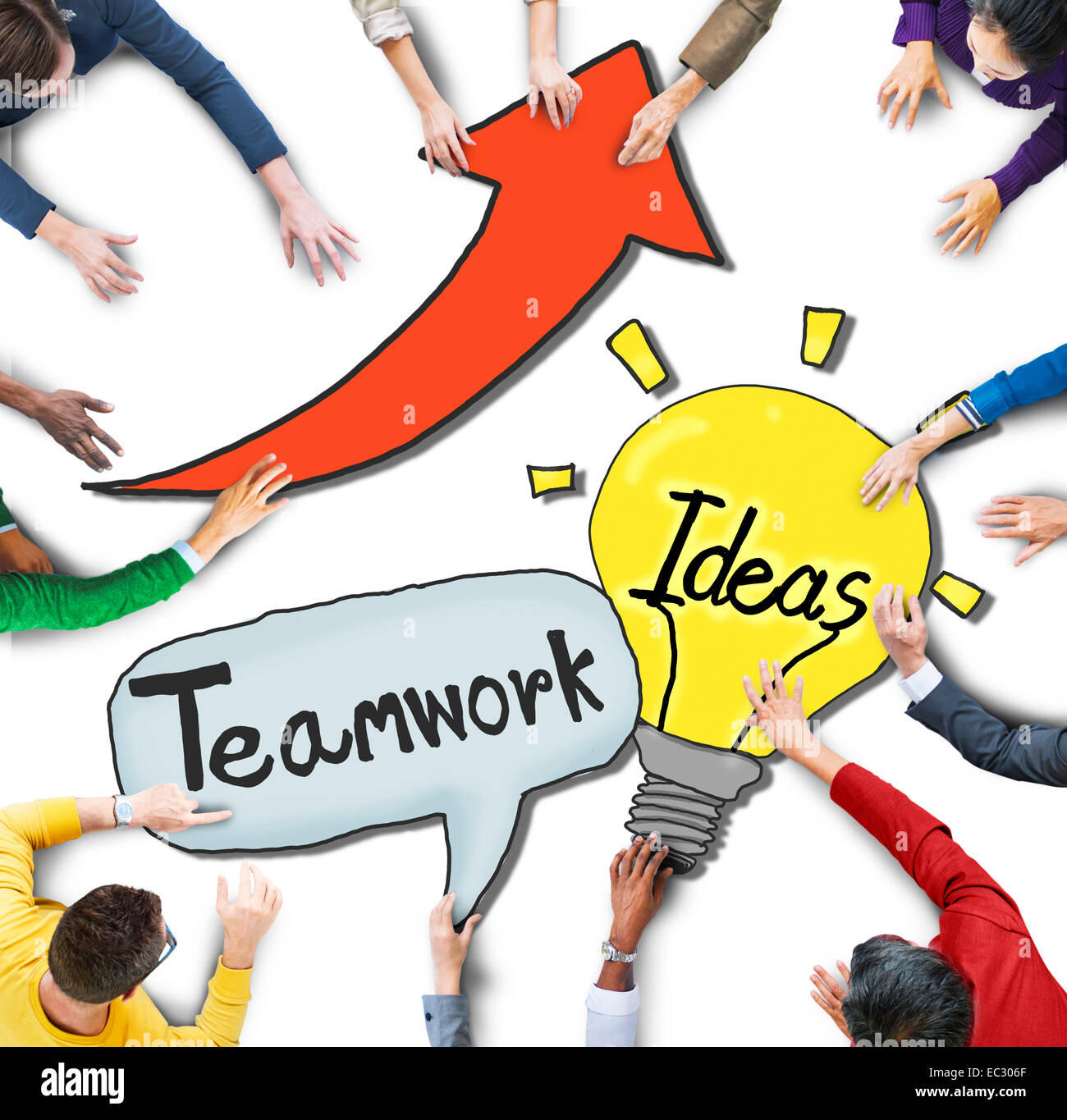 Teamwork ideas hi-res stock photography and images - Alamy