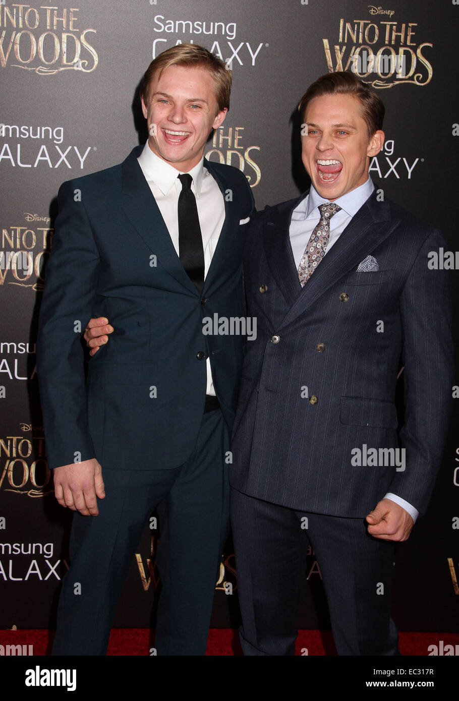 New York, New York, USA. 8th Dec, 2014. Actor (R) BILLY MAGNUSSEN and ...