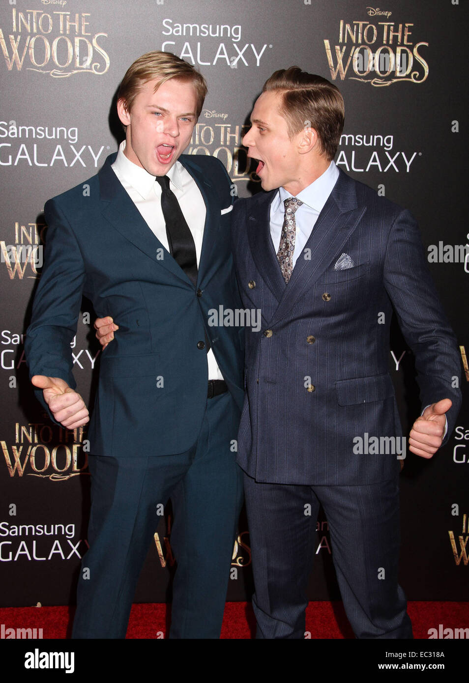 New York, New York, USA. 8th Dec, 2014. Actor (R) BILLY MAGNUSSEN and ...