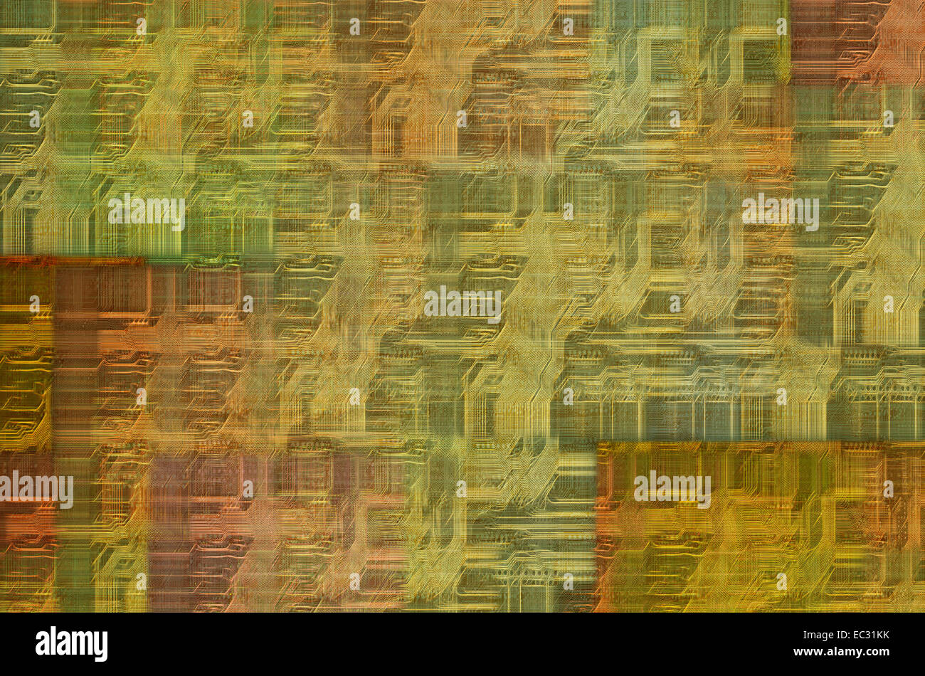 printed circuit - motherboard - technology abstract Stock Photo - Alamy