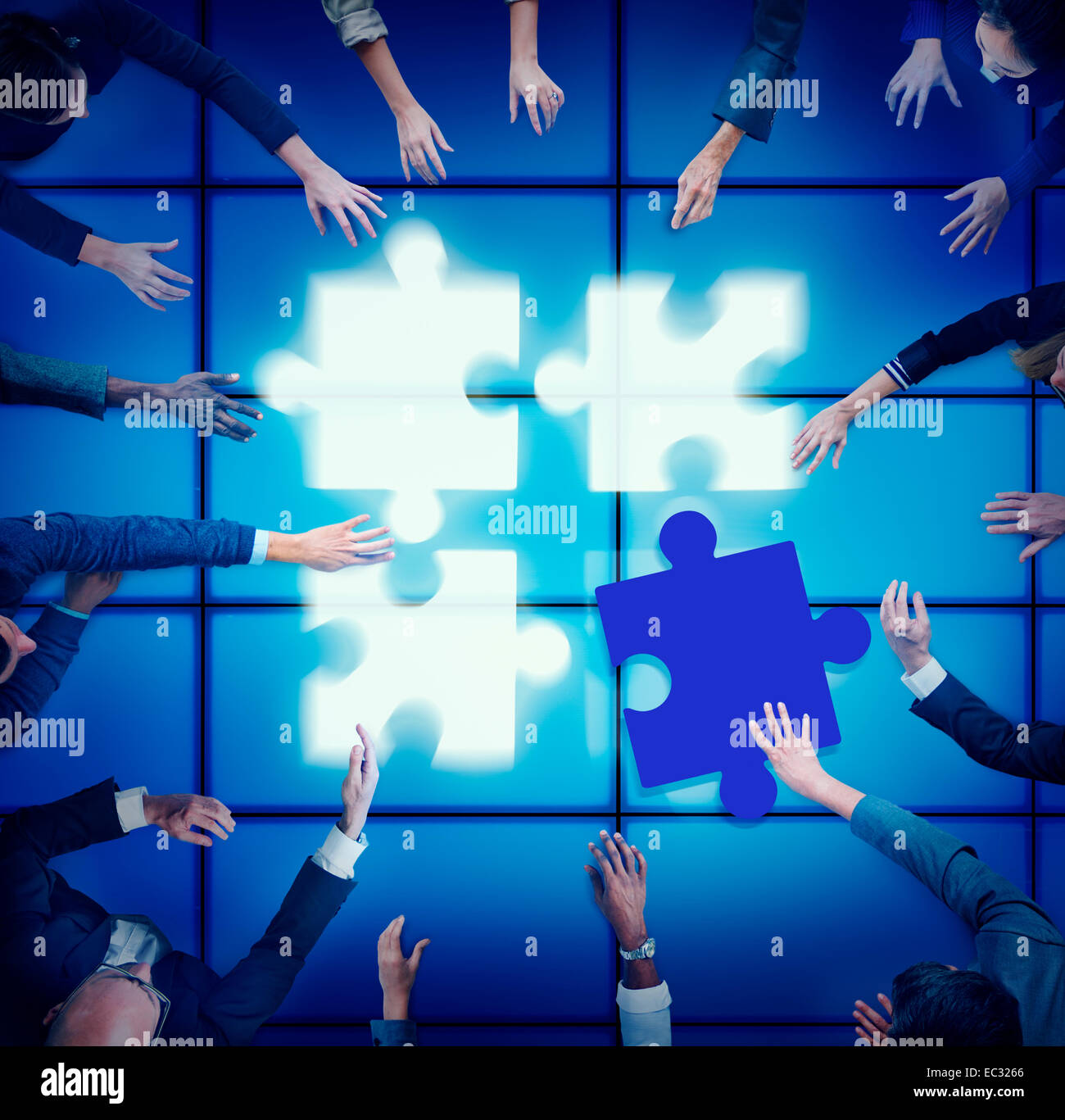 Corporate Business People Meeting Connection Team Concept Stock Photo ...