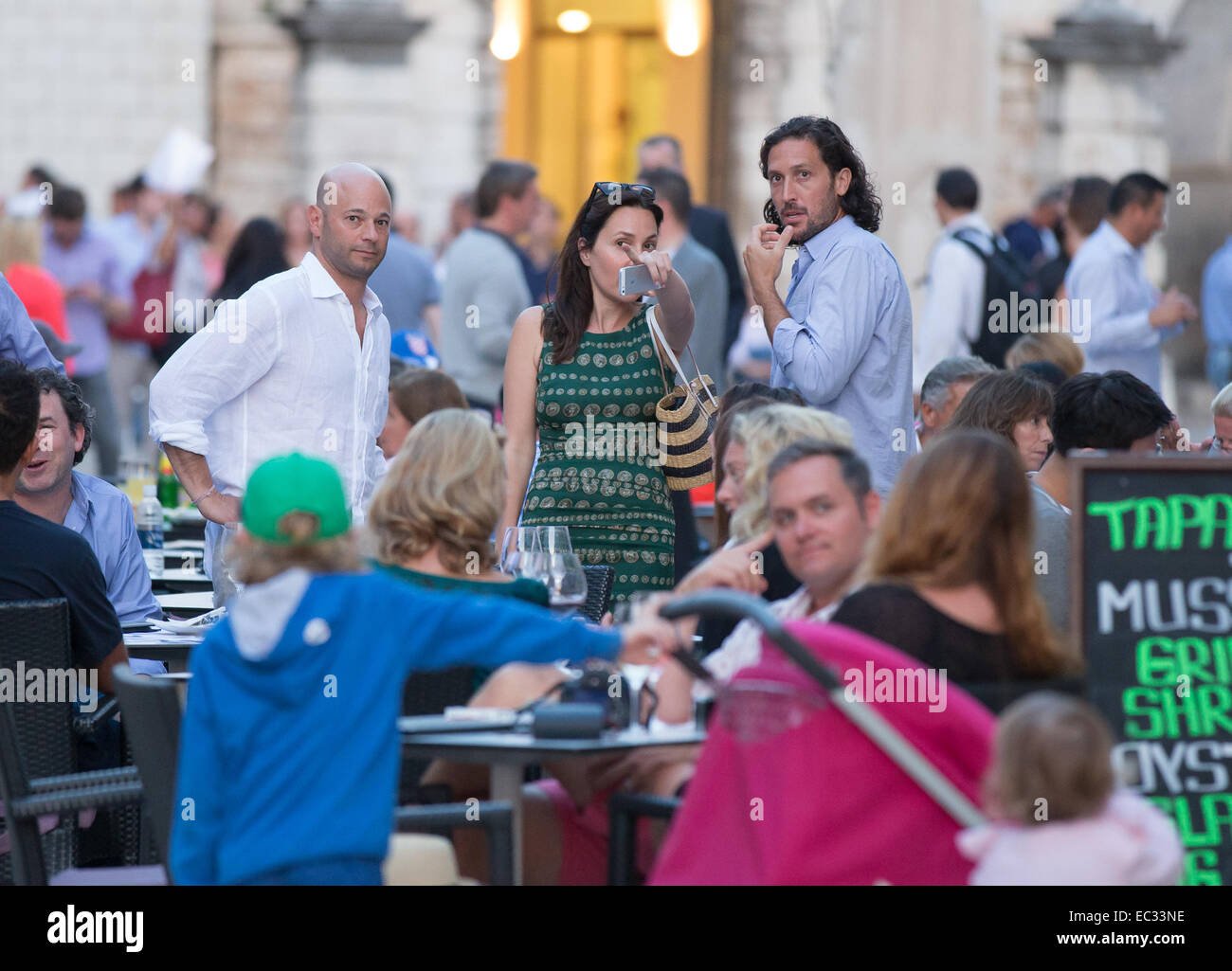 Fabiola Beracasa and Jason Beckman hold a welcome party for friends and ...