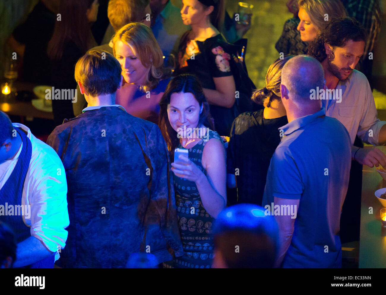 Fabiola Beracasa and Jason Beckman hold a welcome party for friends and ...