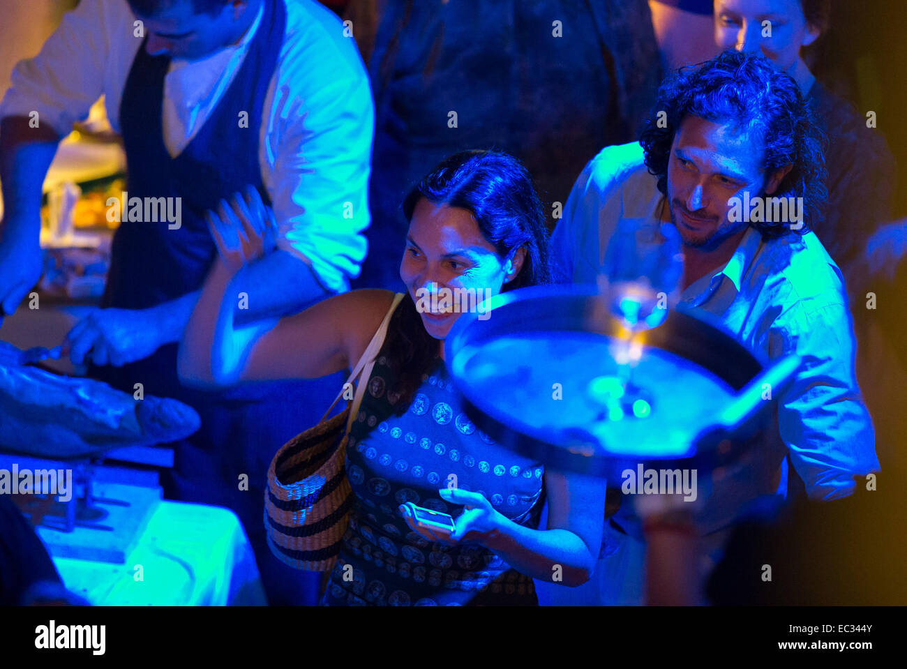 Fabiola Beracasa and Jason Beckman hold a welcome party for friends and ...