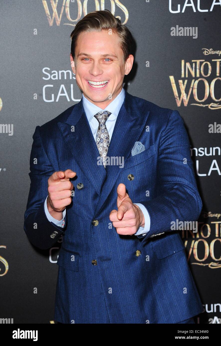 New York, NY, USA. 8th Dec, 2014. Billy Magnussen at arrivals for INTO ...