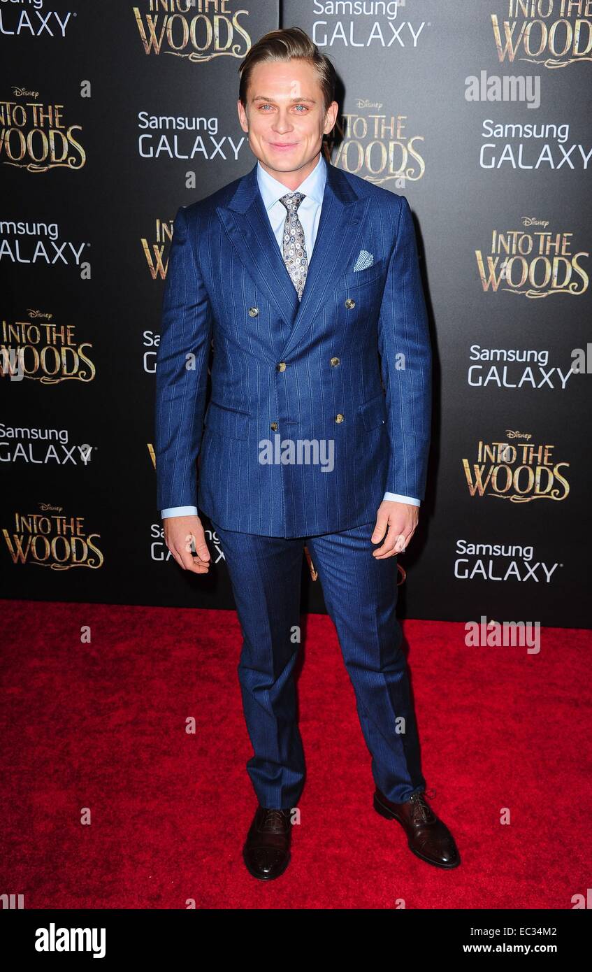 New York, NY, USA. 8th Dec, 2014. Billy Magnussen at arrivals for INTO ...