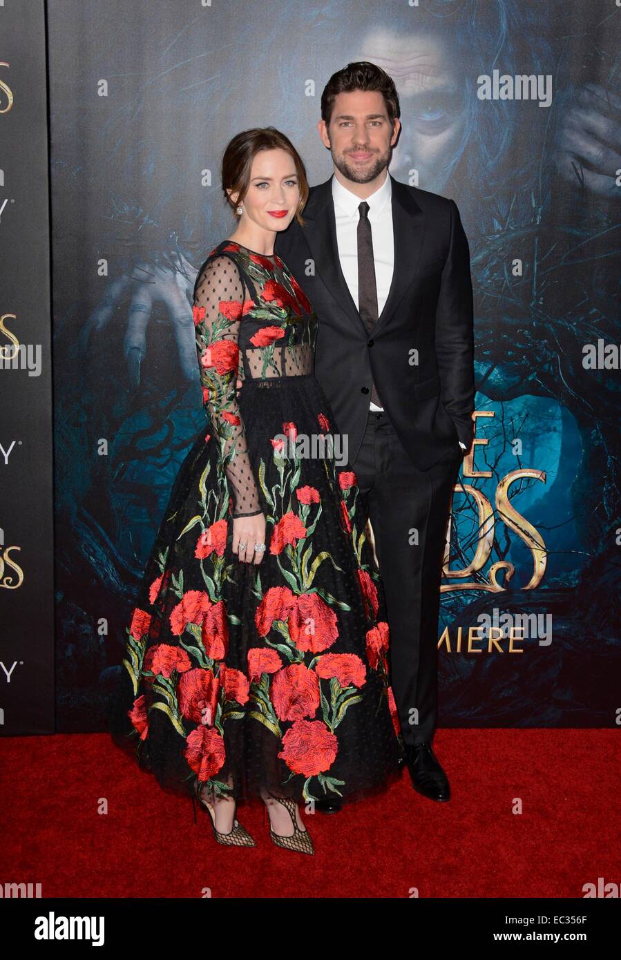 New York, NY, USA. 8th Dec, 2014. Emily Blunt, John Krasinski at ...