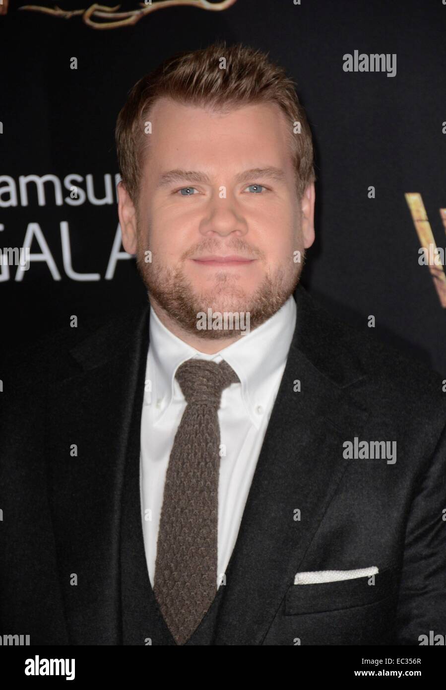 New York, NY, USA. 8th Dec, 2014. James Corden at arrivals for INTO THE ...
