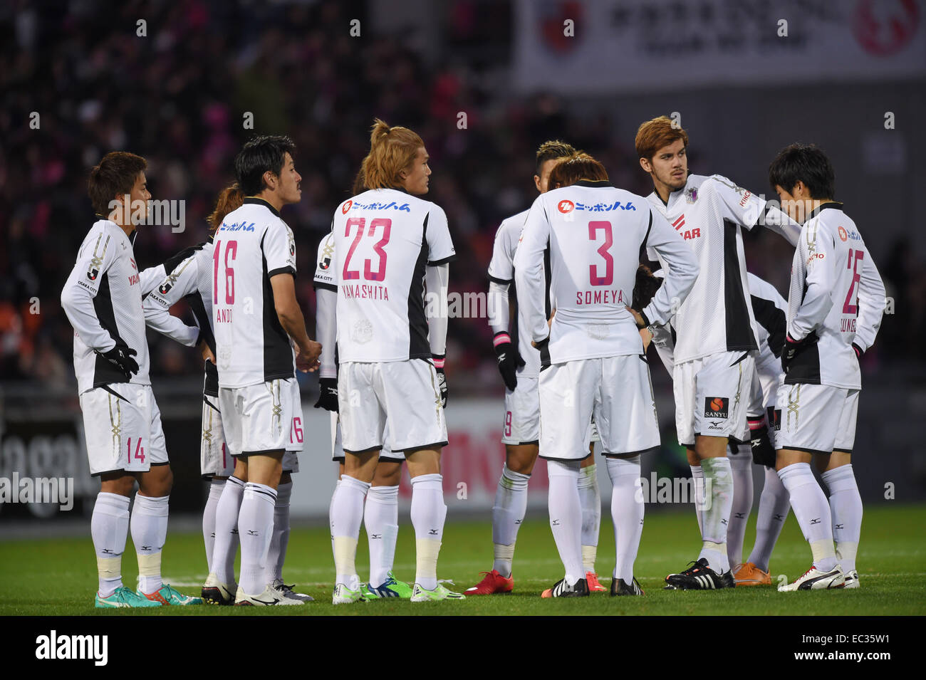 Saitama, Japan. 6th Dec, 2014. Cerezo Osaka team group Football/Soccer ...