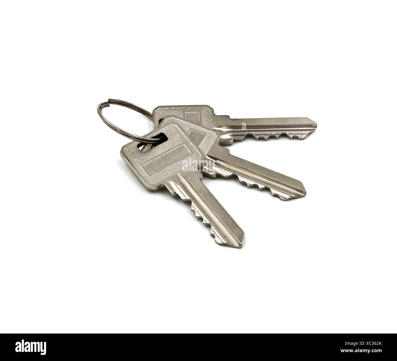 Keys isolated on white background Stock Photo - Alamy