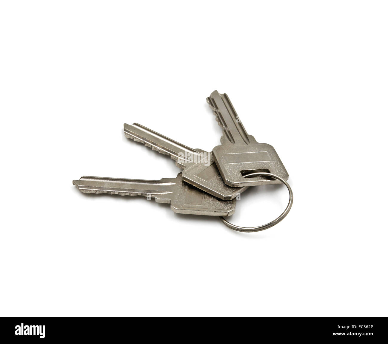Keys isolated on white background Stock Photo - Alamy