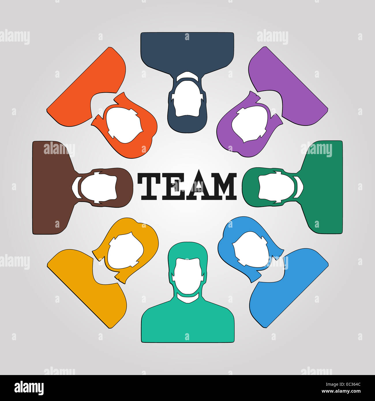 Abstract people team background design Stock Photo - Alamy