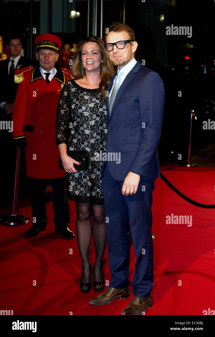 Utrecht, 08-12-2014 Prince Bernhard and Princess Annette arrive at a ...