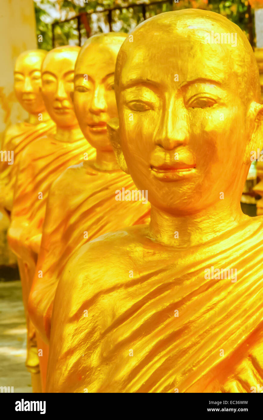 Golden Statues in Cambodia Stock Photo - Alamy