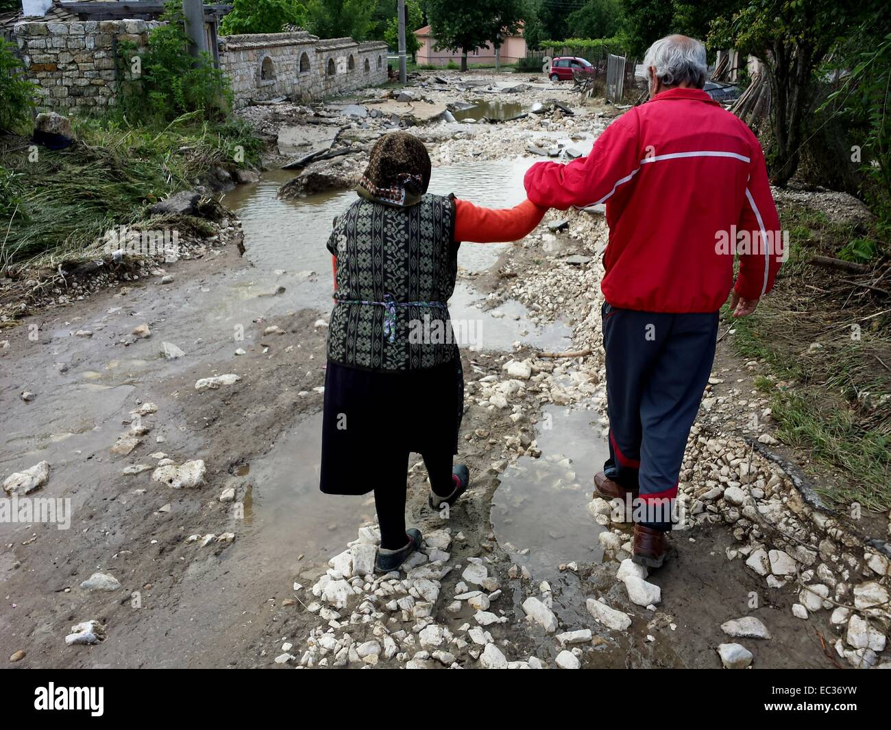 Torrential rain throughout Bulgaria has caused severe flooding ...