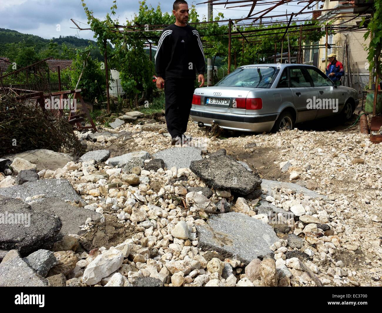 Torrential rain throughout Bulgaria has caused severe flooding ...