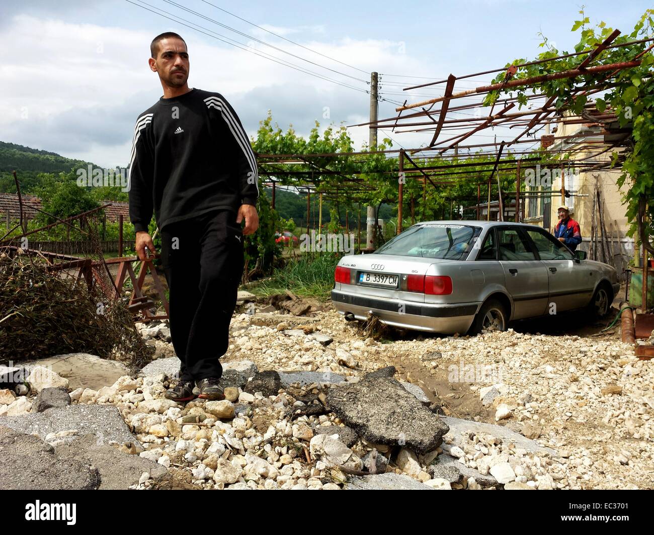 Torrential rain throughout Bulgaria has caused severe flooding ...