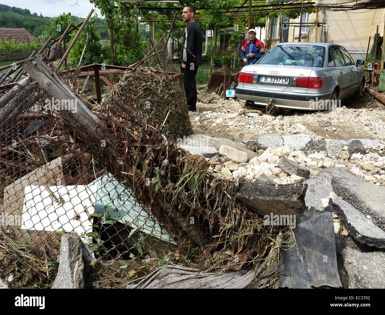 Torrential rain throughout Bulgaria has caused severe flooding ...
