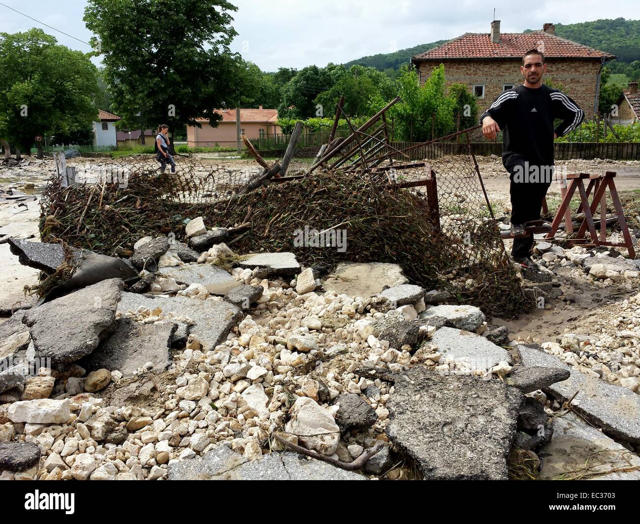 Torrential rain throughout Bulgaria has caused severe flooding ...