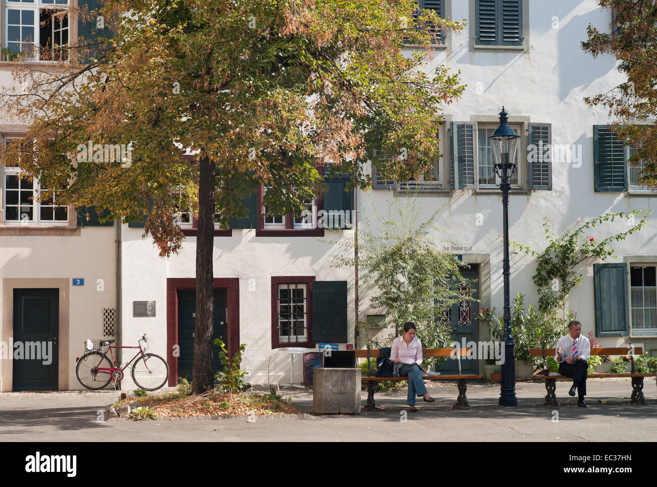 Switzerland, Basel, Munsterplaz (Munster Square Stock Photo - Alamy