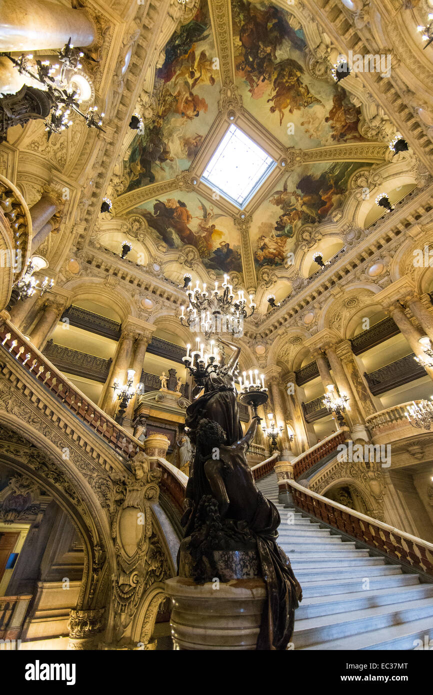 Opera garnier paris stairs hi-res stock photography and images - Alamy