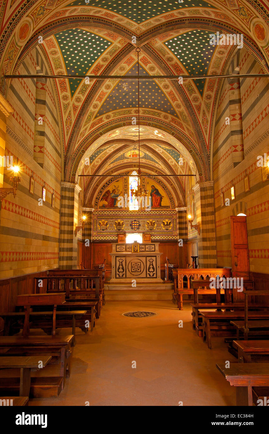 Castello di Brolio Chapel, Brolio Castle chapel, Ricasoli Vineyard ...