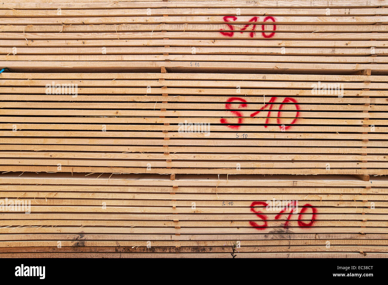 Stacked boards, Bavaria, Germany Stock Photo - Alamy