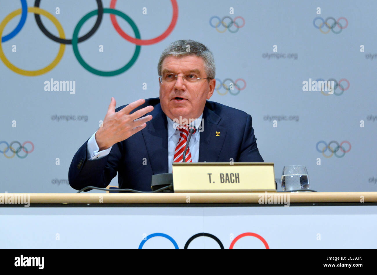 Monte Carlo, Monaco. 08th Dec, 2014. The IOC passes Bach's 40 reform ...