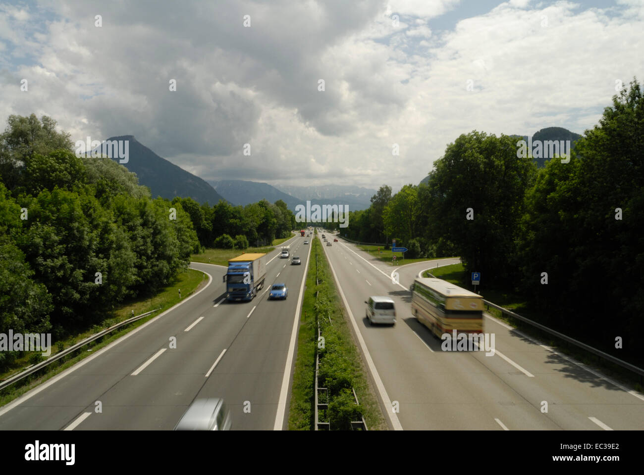 Inn Valley Expressway A 12 Stock Photo - Alamy