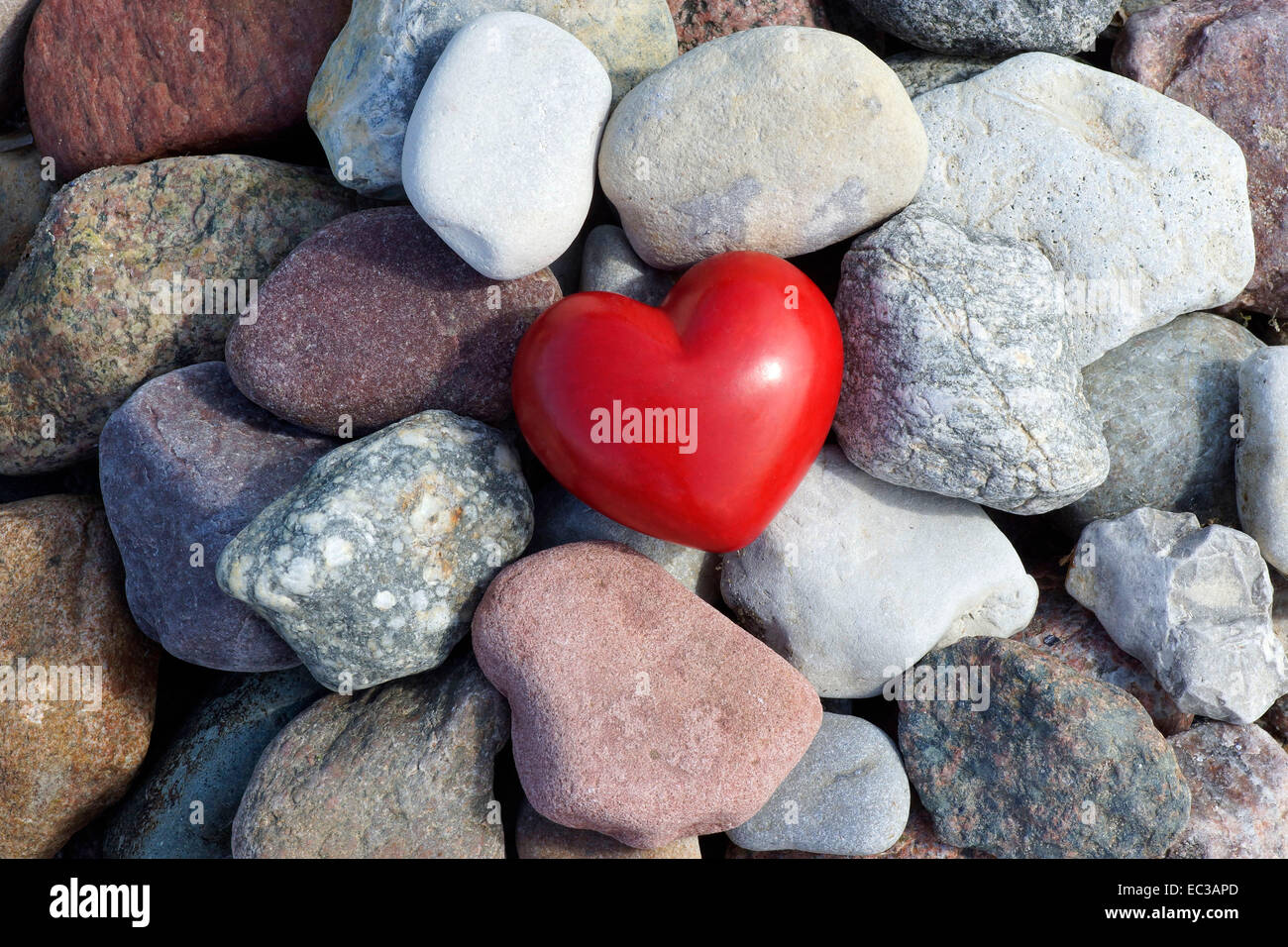 heart with stones Stock Photo - Alamy