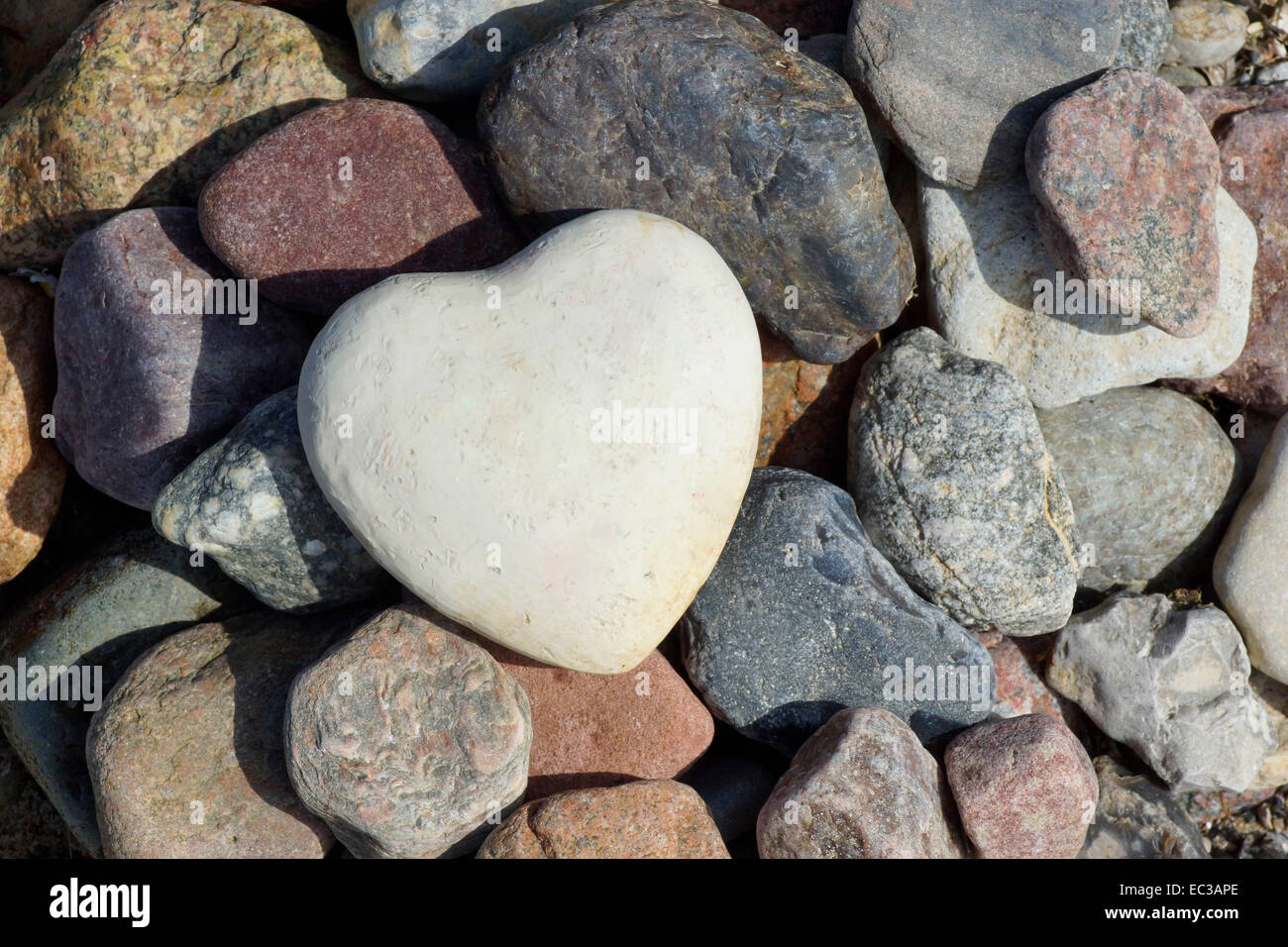 heart with stones Stock Photo - Alamy