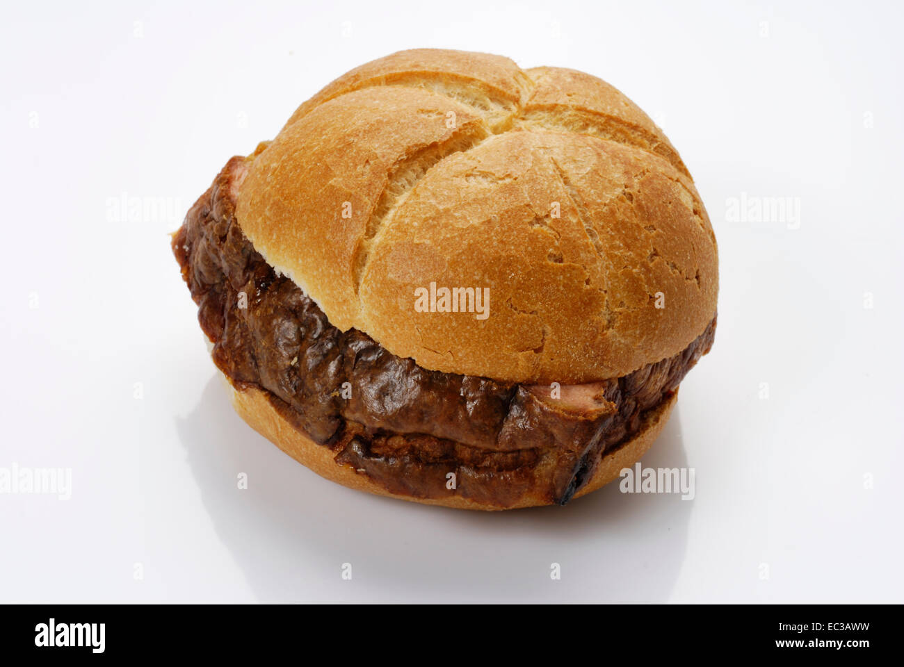 Liver Loaf Roll Stock Photo - Alamy