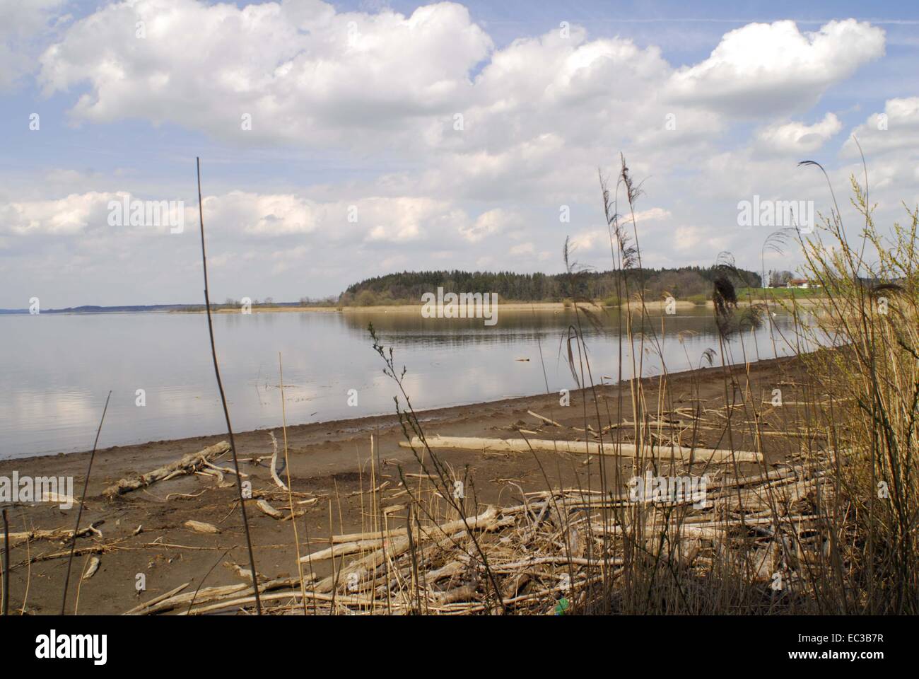 Strand at the Chiemsee, Bavaria, Germany Stock Photo - Alamy