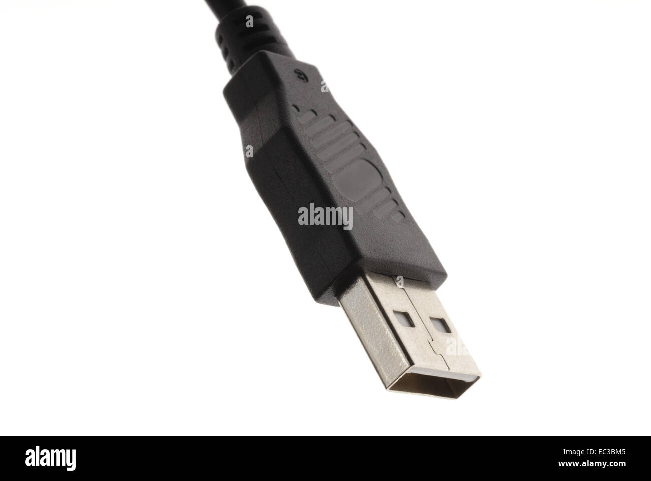 Isolated on White Computer Plug Stock Photo - Alamy